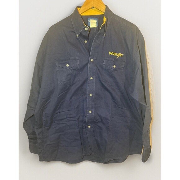 Wrangler | Shirts | Xl Cowboy Wrangler Country Rodeo Long Sleeve Shirt ...